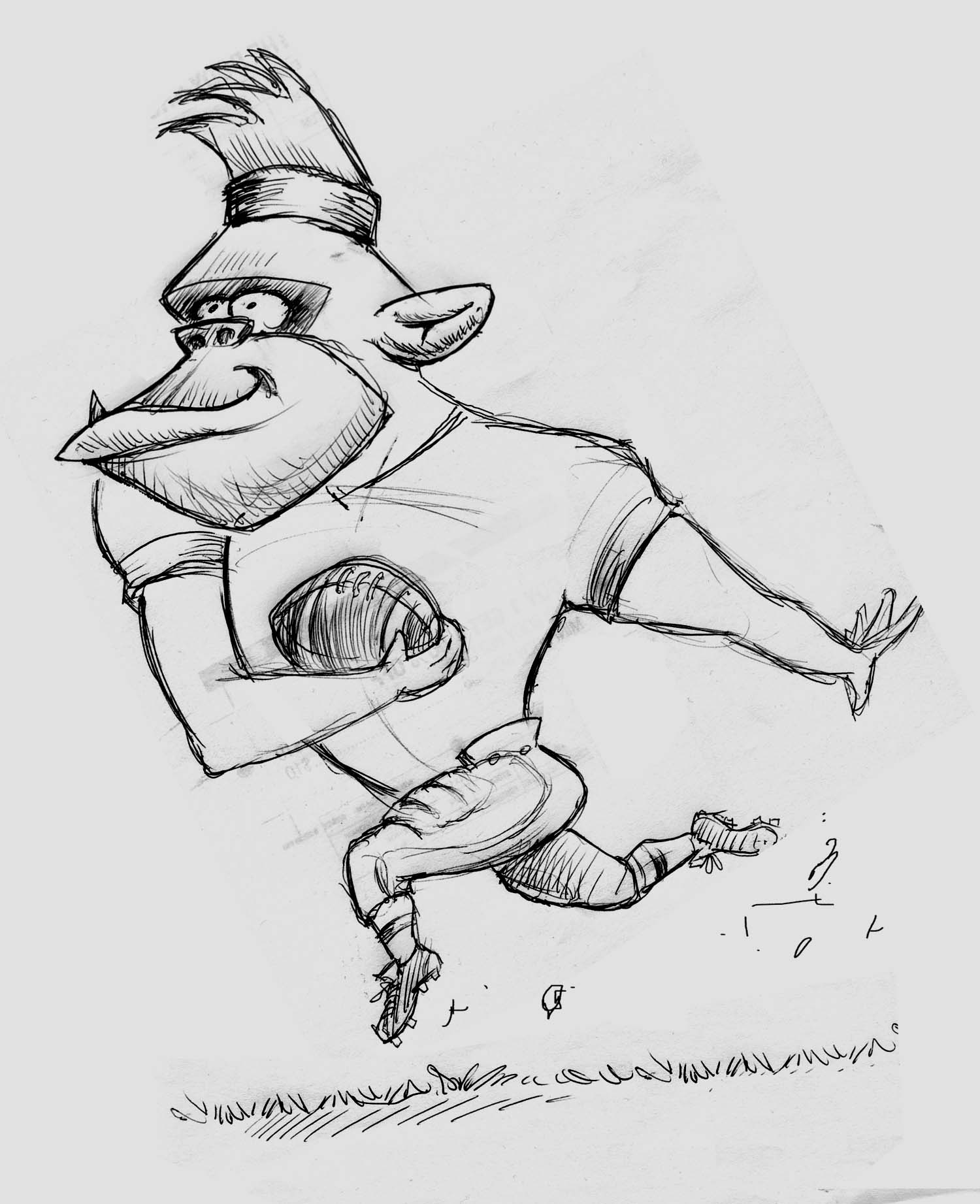 grinder heisman sketch 1
